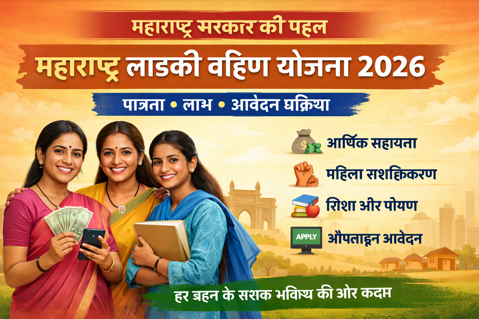 Maharashtra Ladki Bahin Yojan 2026: Benefits & Eligibility