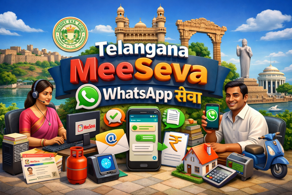 Telangana Meeseva WhatsApp
